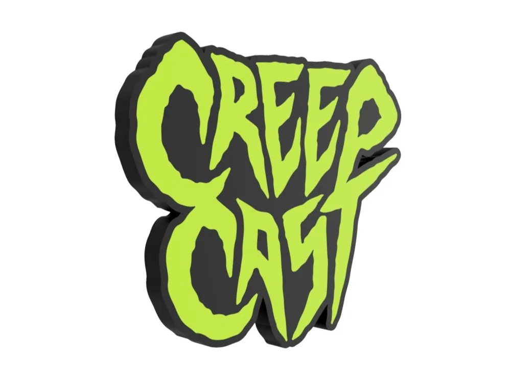 CreepCast logo for your goon cave - Free 3D Print Model - MakerWorld