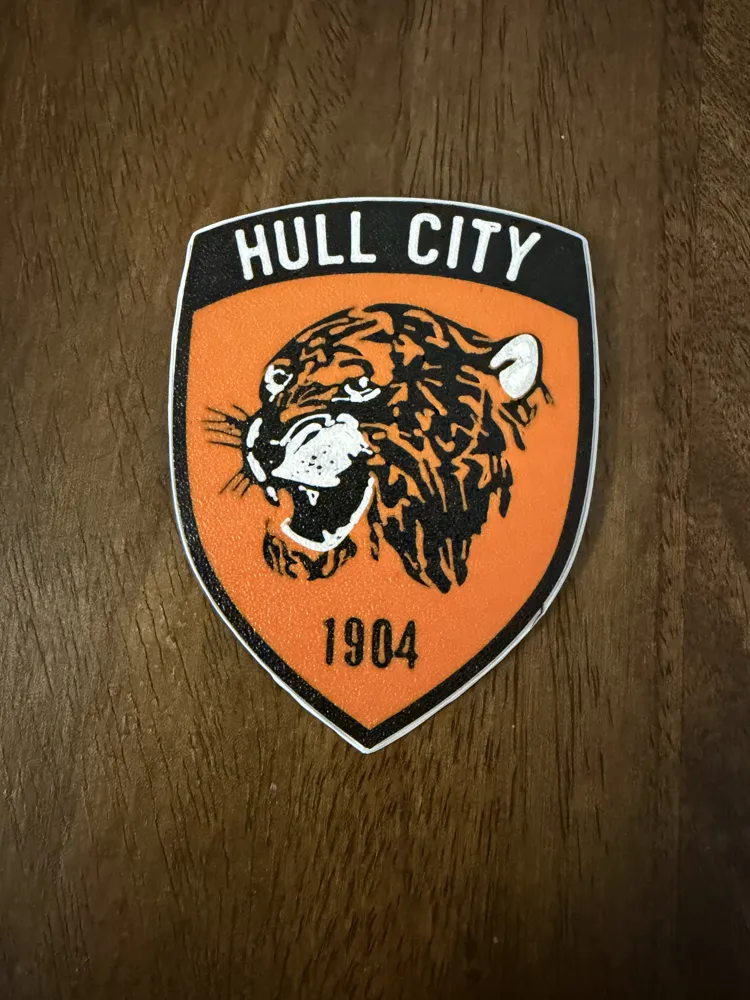 Hull City A.F.C. Badge - Free 3D Print Model - MakerWorld