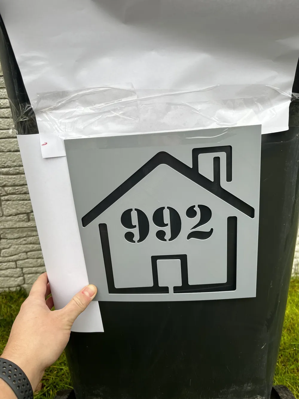 Customizable House Stencil for Bins - Free 3D Print Model - MakerWorld