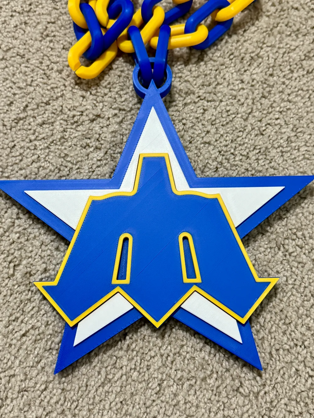 Seattle Mariners Trident logo chain - Free 3D Print Model - MakerWorld