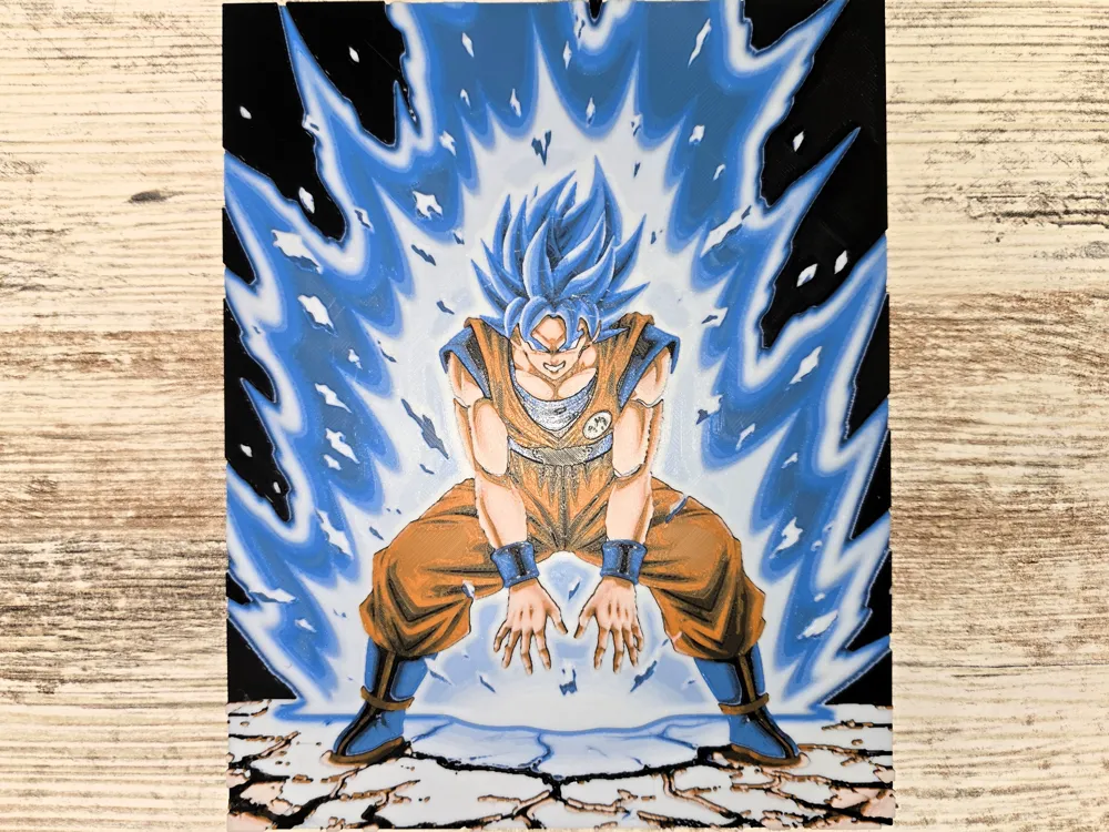 Dragon Ball SSJ Blue Goku – Masterful Hueforge by NeXuS-PoWeR ...
