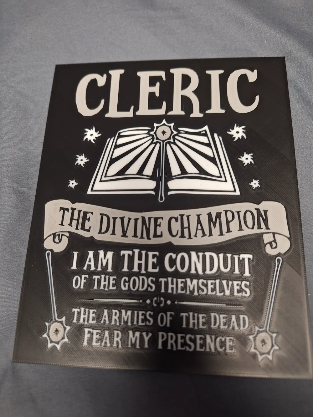 D&D Class Plaque AMS by mlupien MakerWorld: Download Free 3D Models