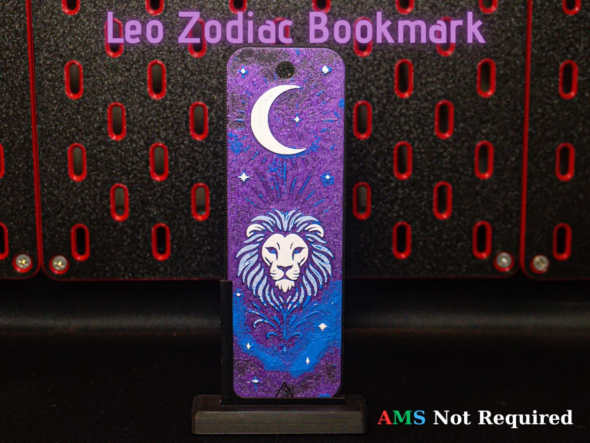 Leo Hueforge Bookmark - Hueforge by ArchiTech MakerWorld: Download Free ...