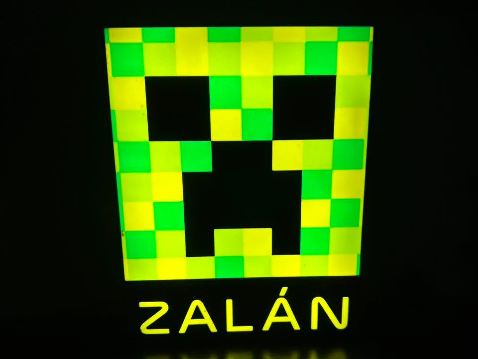 Minecraft lightbox (custom name) - Free 3D Print Model - MakerWorld