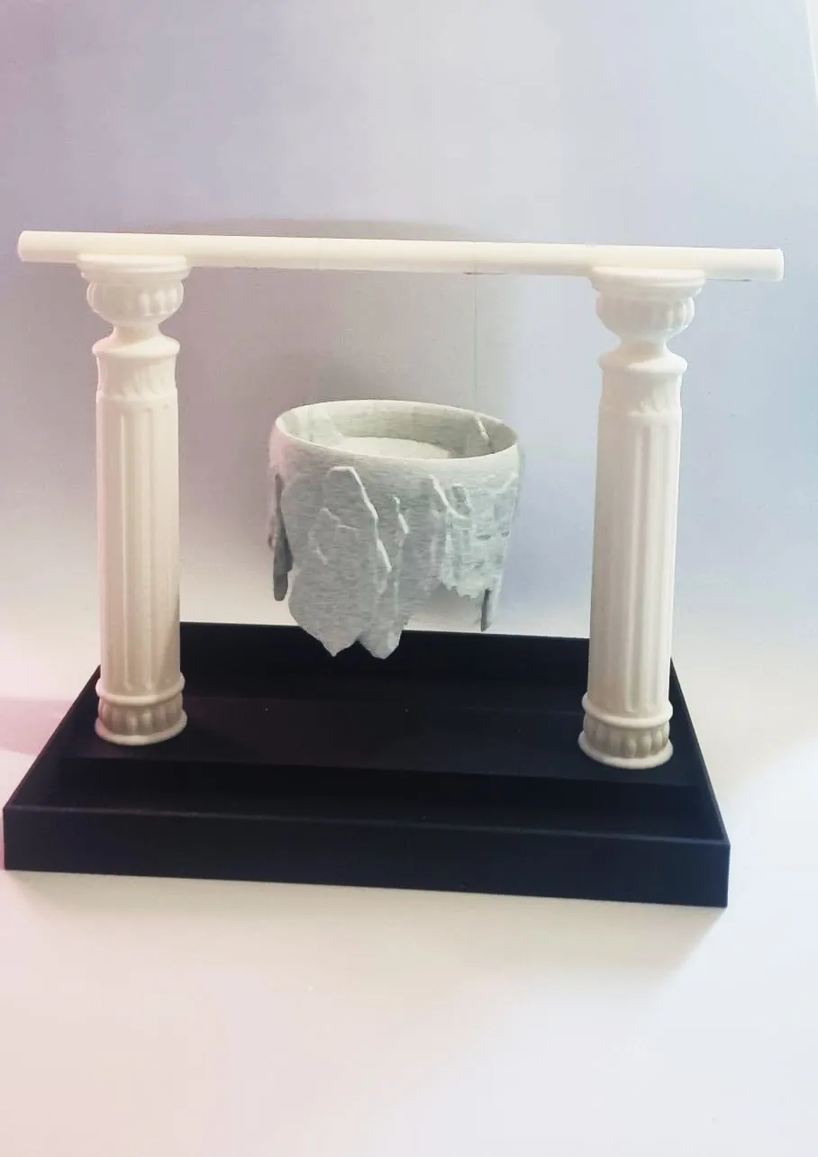 Hanging Marble PLA Vase with Classical Columns by Nosocialifer3D ...