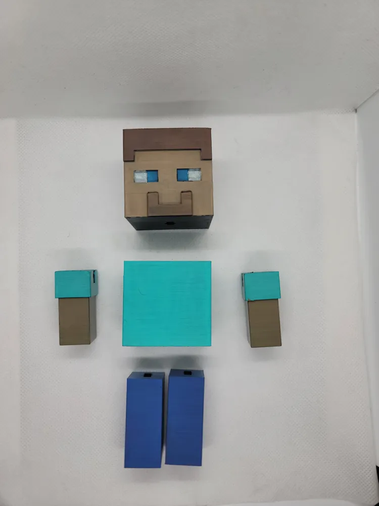 Minecraft Steve - Free 3D Print Model - MakerWorld