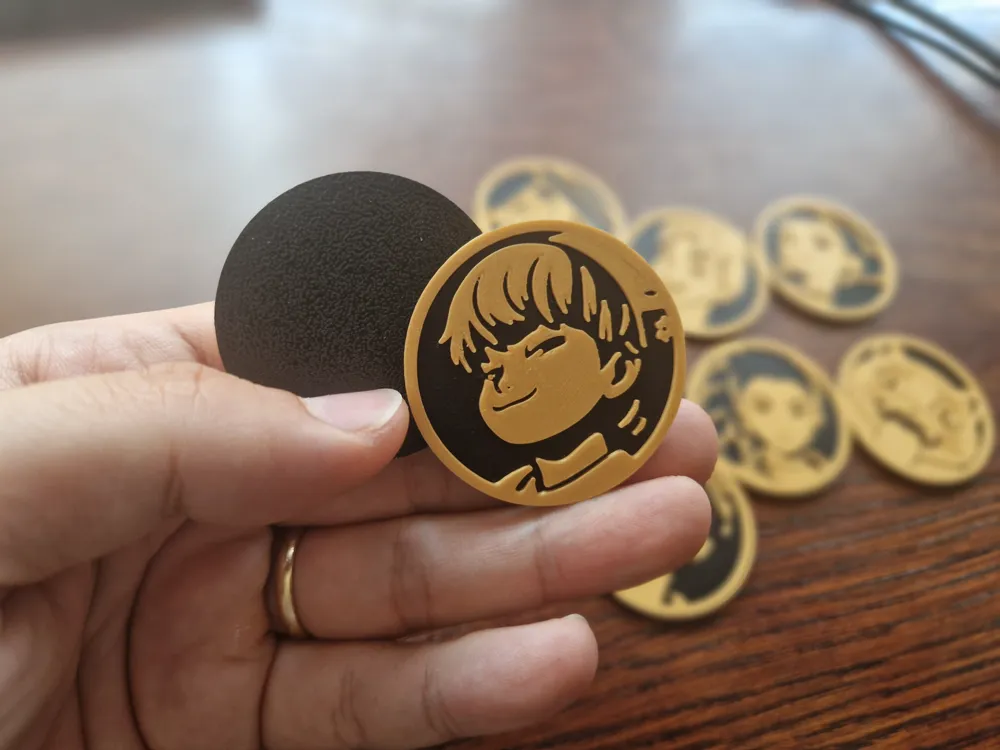 Baby Saja (K-Pop Demon Hunters) coin by Kryator MakerWorld: Download ...