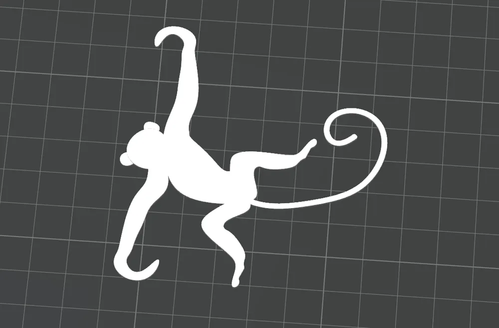 Swinging Monkey 2D by Chipotle - MakerWorld