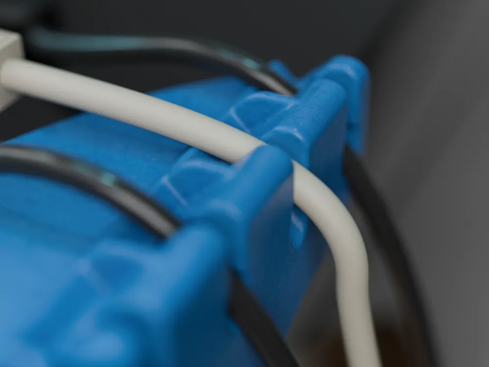 Clamp-On Desk Cable Holder - Free 3D Print Model - MakerWorld