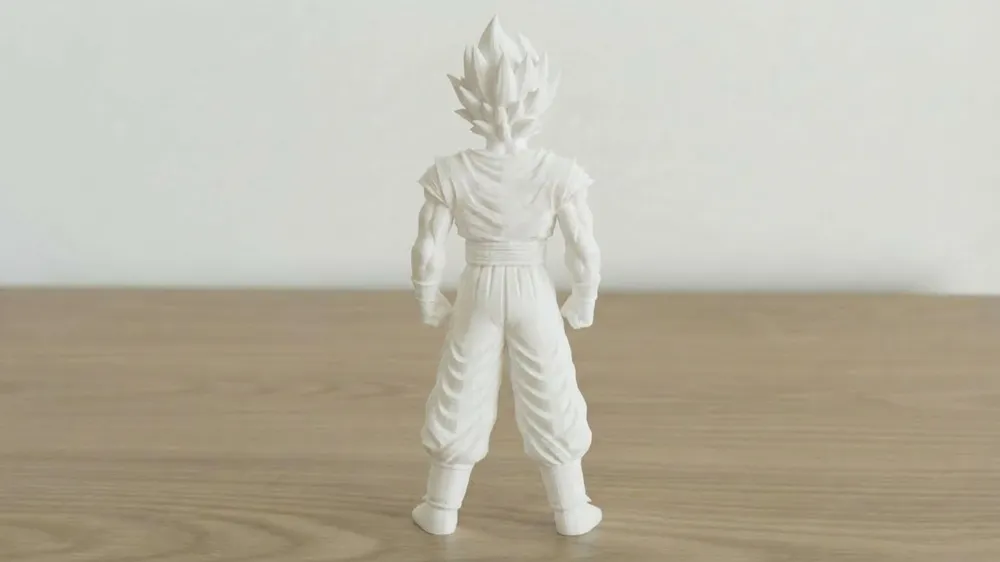 Goku Super Saiyan Figure from Dragon Ball Anime - Free 3D Print Model ...
