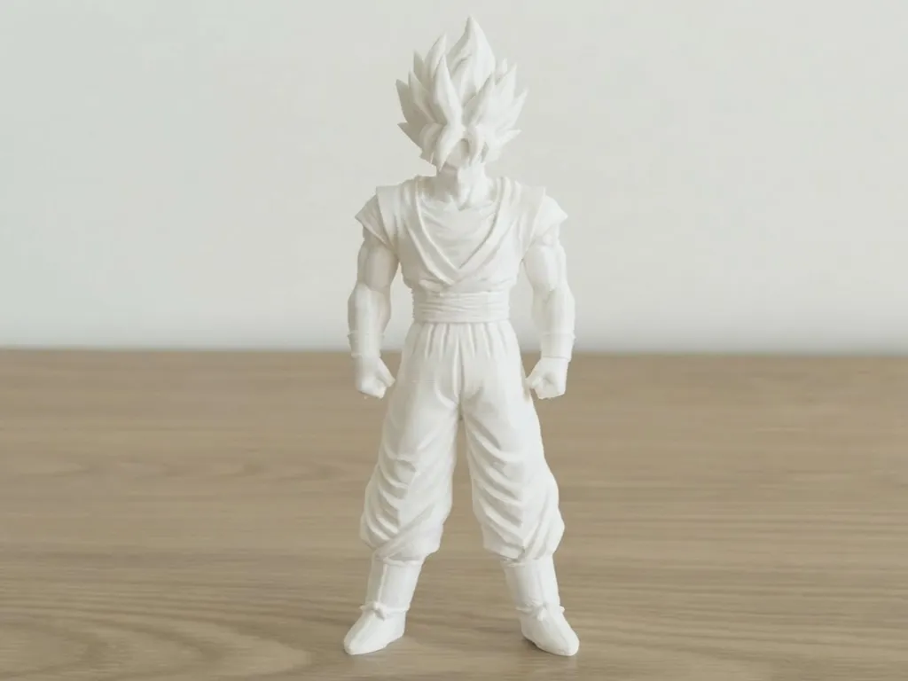 Goku Super Saiyan Figure from Dragon Ball Anime - Free 3D Print Model ...