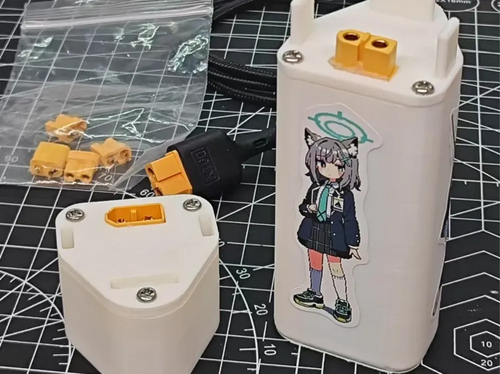 3S 18650 battery pack and charger case by Riko Sugihara - MakerWorld