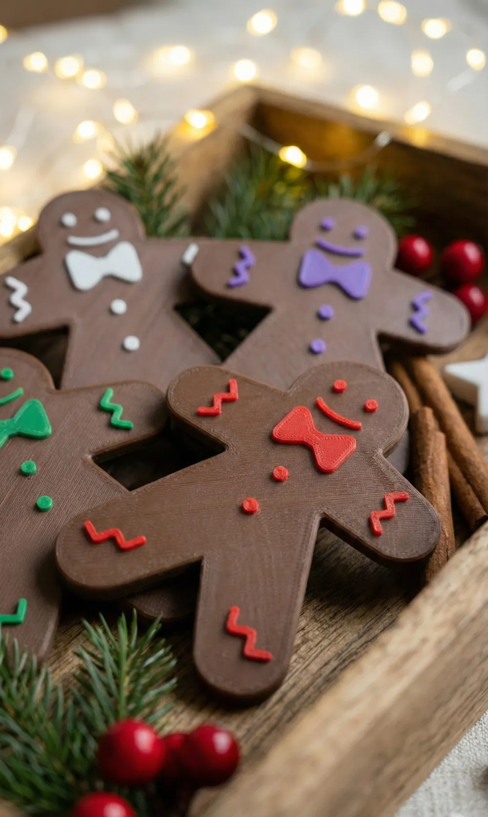 NoAMS - Cute Gingerbread Man Christmas Decoration - Free 3D Print Model ...