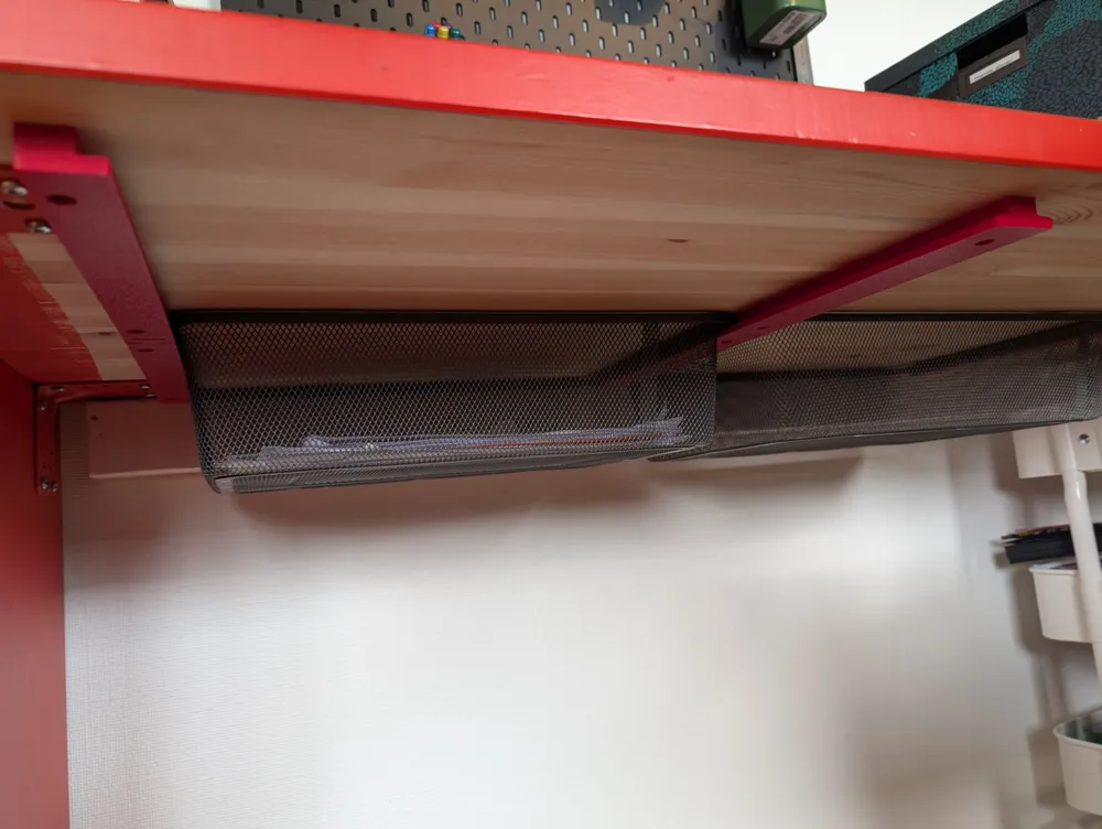 Ikea Trofast rails for under-desk mounting by Desert Cruiser MakerWorld ...