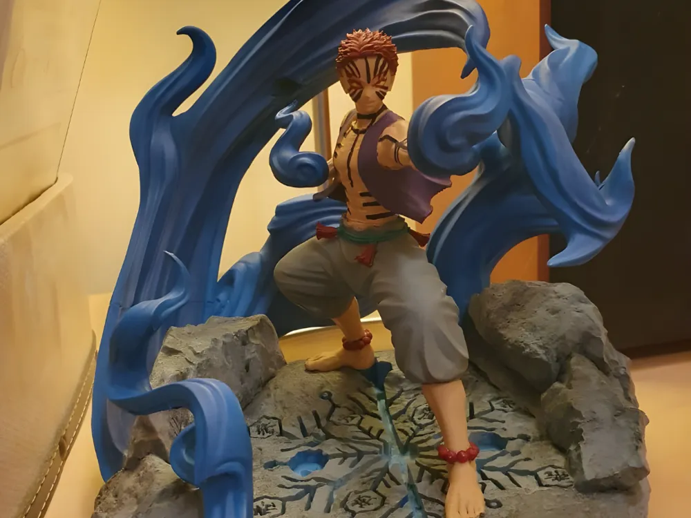 Akaza Demon Slayer - Free 3D Print Model - MakerWorld