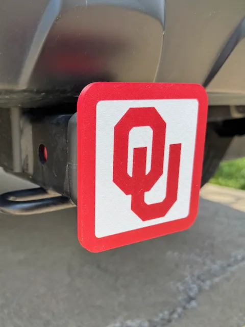 Oklahoma Sooners Hitch Cover by dcv designs MakerWorld: Download Free ...