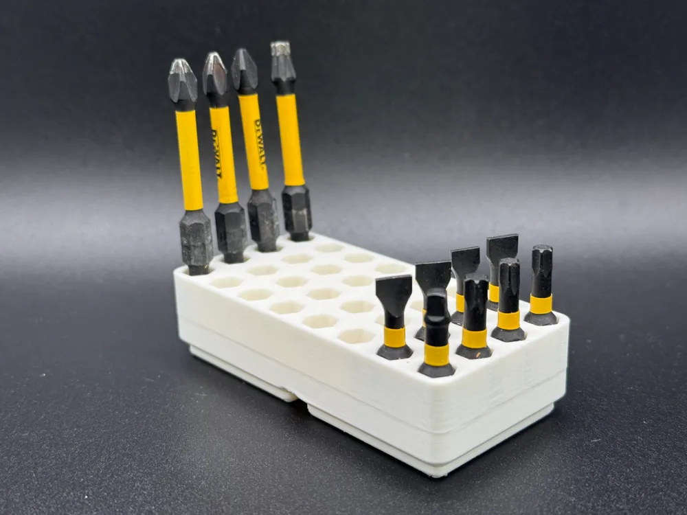 Gridfinity Simple Bit Holder by Hopper_Dropper - MakerWorld