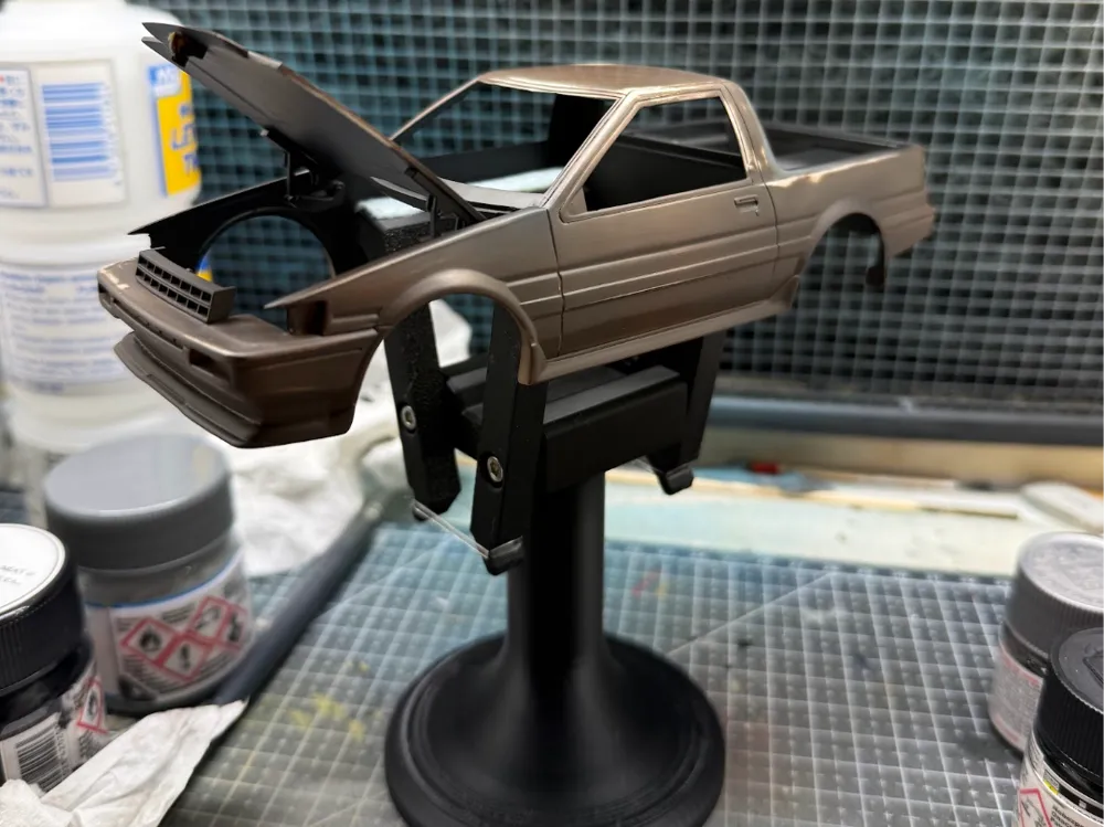1/24 Model Car Painting Stand - Free 3D Print Model - MakerWorld