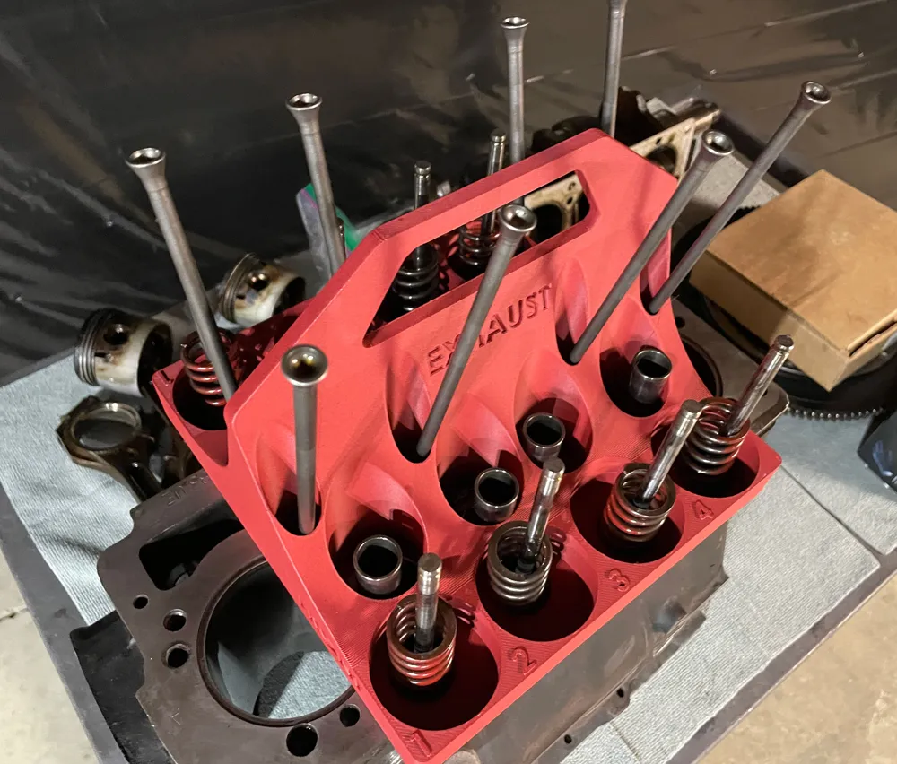 Valvetrain Organizer - 8 valve (4 cylinder) - Free 3D Print Model ...