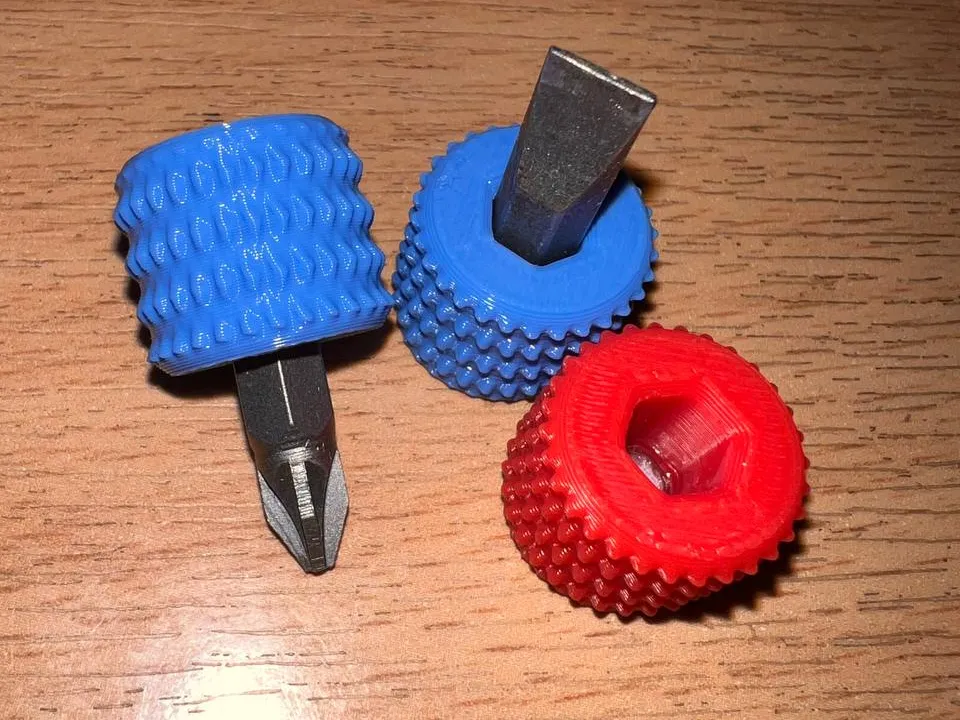 Mini 1/4 hex bit driver - handle by 3dii MakerWorld: Download Free 3D ...