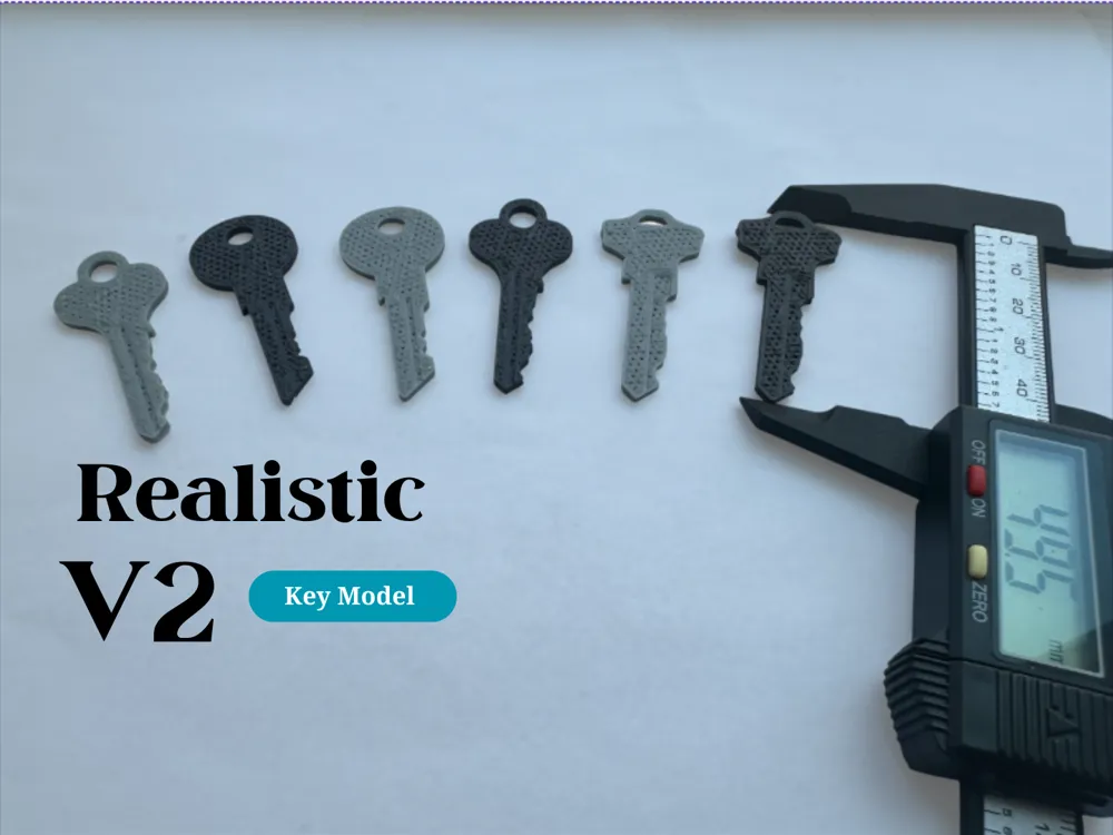 Realistic Keys V2 by UltraRocket MakerWorld: Download Free 3D Models