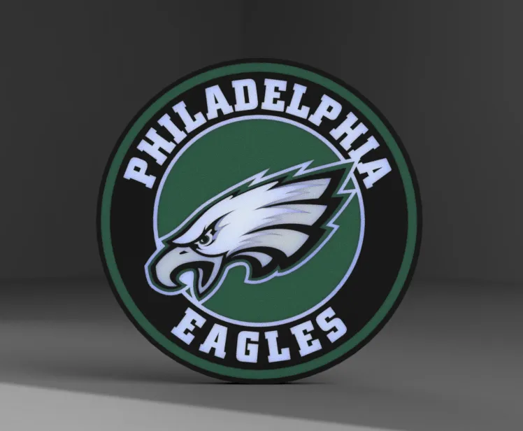 Philadelphia Eagles Coaster by mipmay3D - MakerWorld