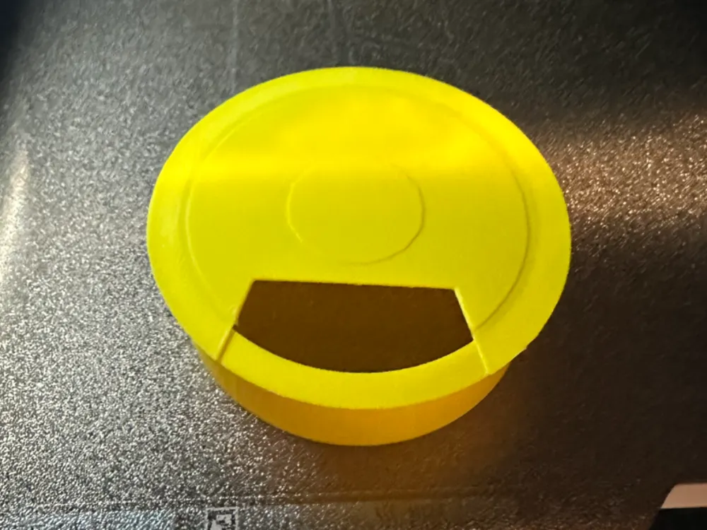 Cable Management Wire Hide Grommet 3-1/4" Hole - Free 3D Print Model ...