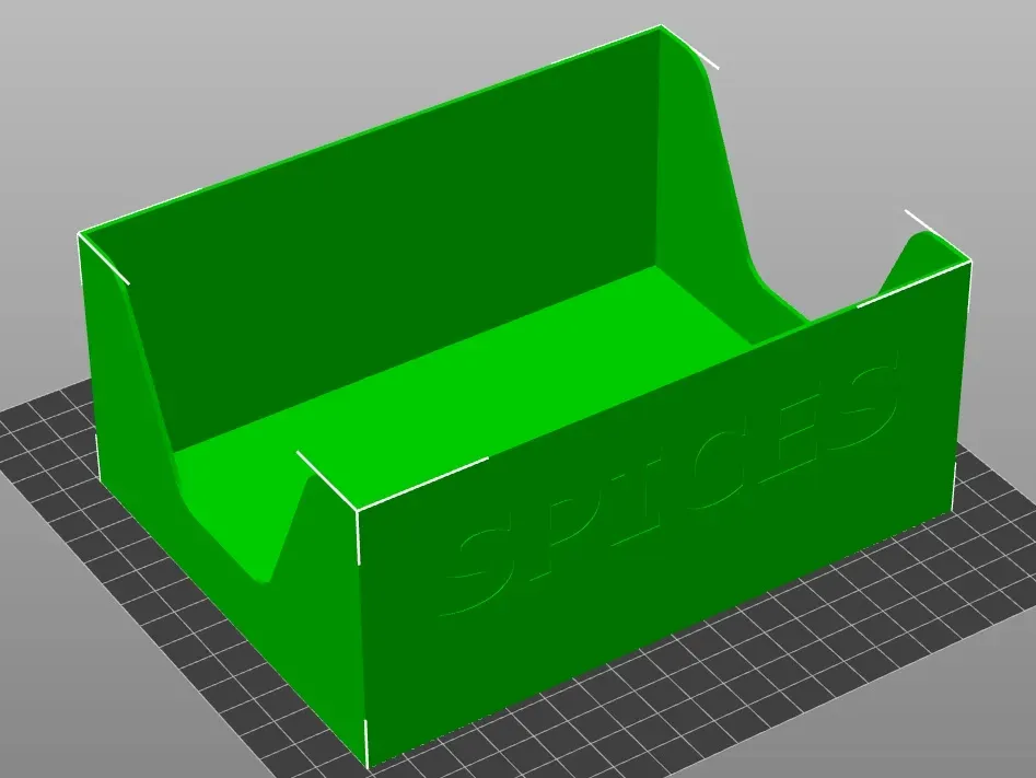 Baking Spice Box. Kitchen Packet Organizer. - Free 3D Print Model ...