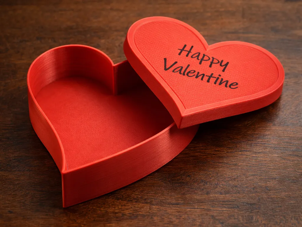 Caixa de Presente de Dia dos Namorados *Sem AMS* - Modelo gratuito para ...