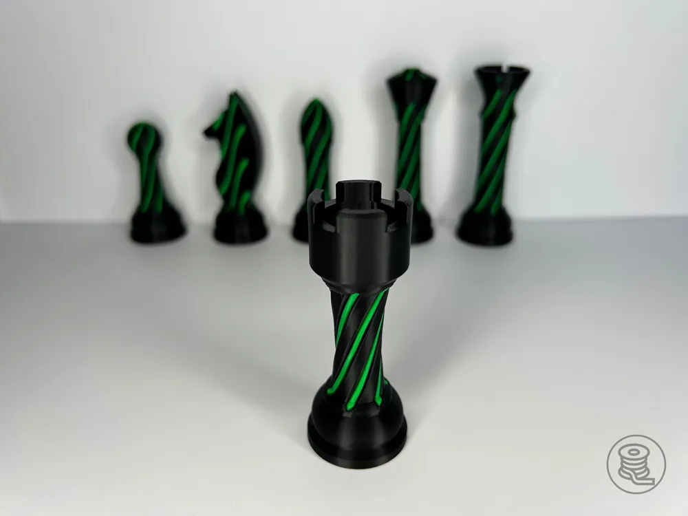 Rook V2 Chess Piece Impossible Passthrough by The Duck Vault MakerWorld ...
