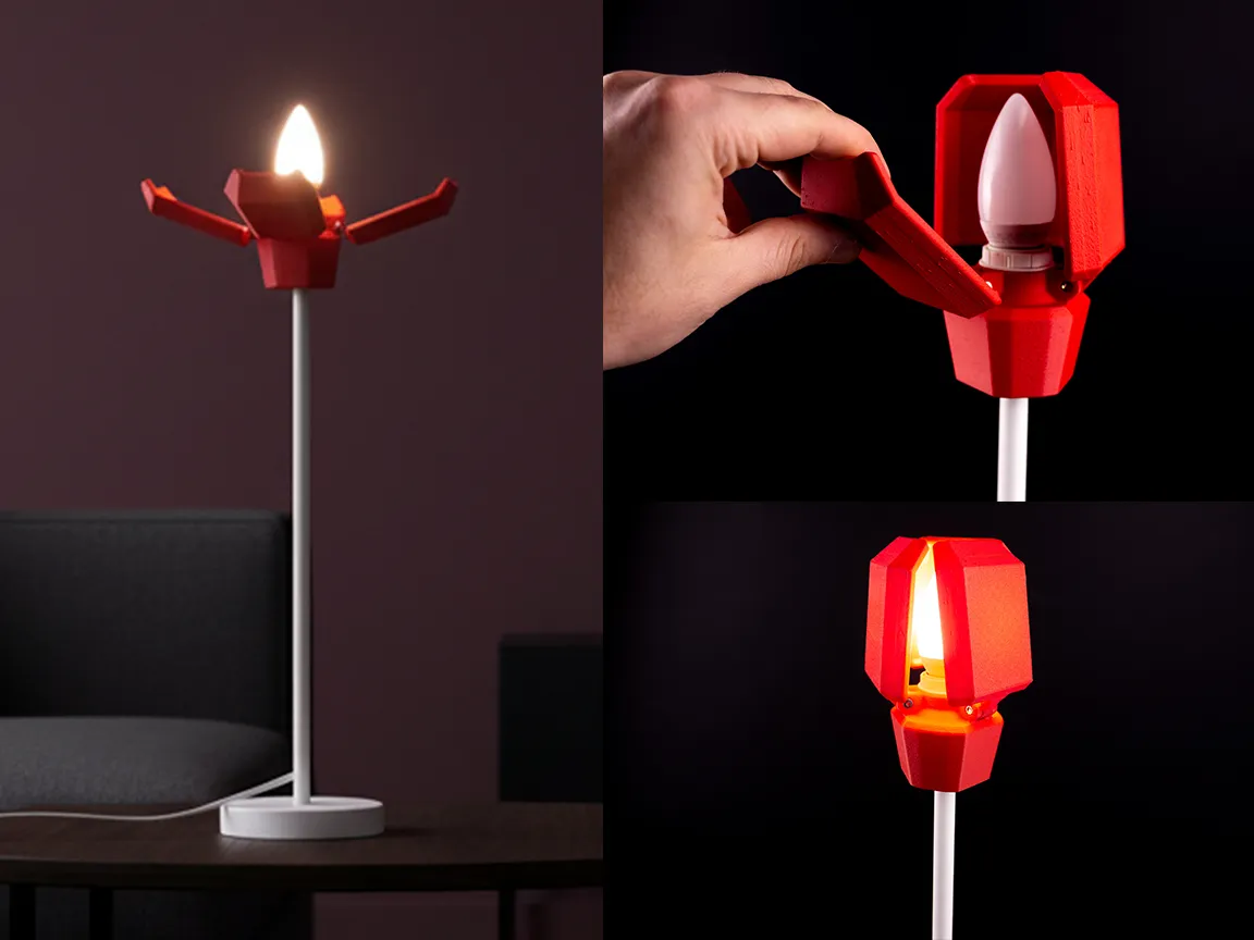 IKEA STRALA floor lamp v1 - Free 3D Print Model - MakerWorld