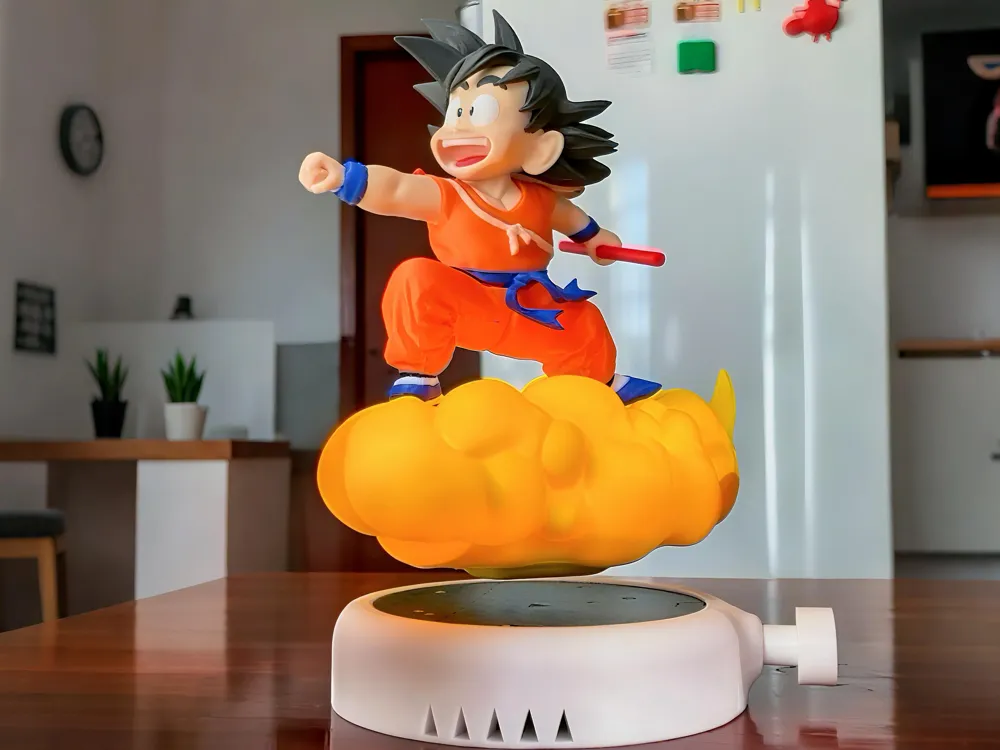 Flying Goku - Multicolor - Magnetic Levitation - Free 3D Print Model ...