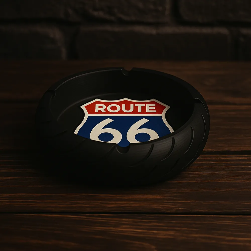 Route 66 Ashtray by Predo MakerWorld: Download Free 3D Models