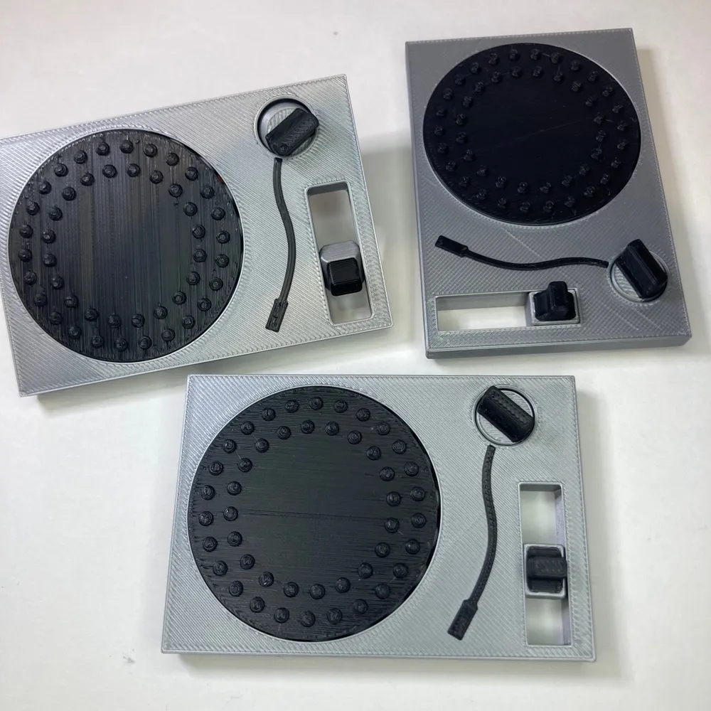 Multi Fidget Turntable 3 in 1 (Print in Place) by SpacedOut MakerWorld ...