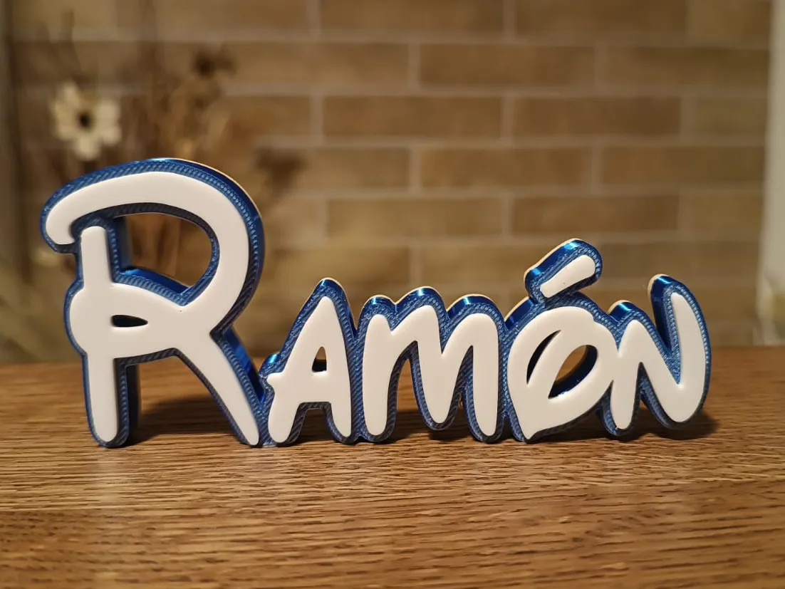 Disney Name Sign Ramón Kid Room Wall Decor Tag by Fabbiotto MakerWorld ...