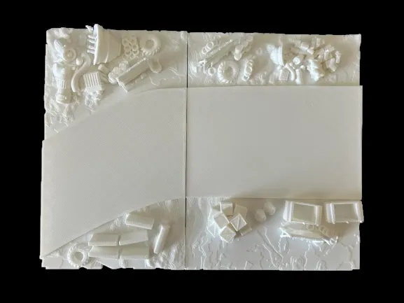 Junkyard Map (2 Pieces) - Free 3D Print Model - MakerWorld