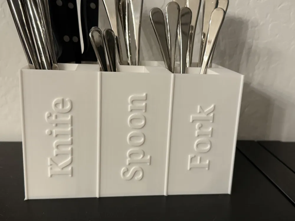 Silverware Holder - Free 3D Print Model - MakerWorld