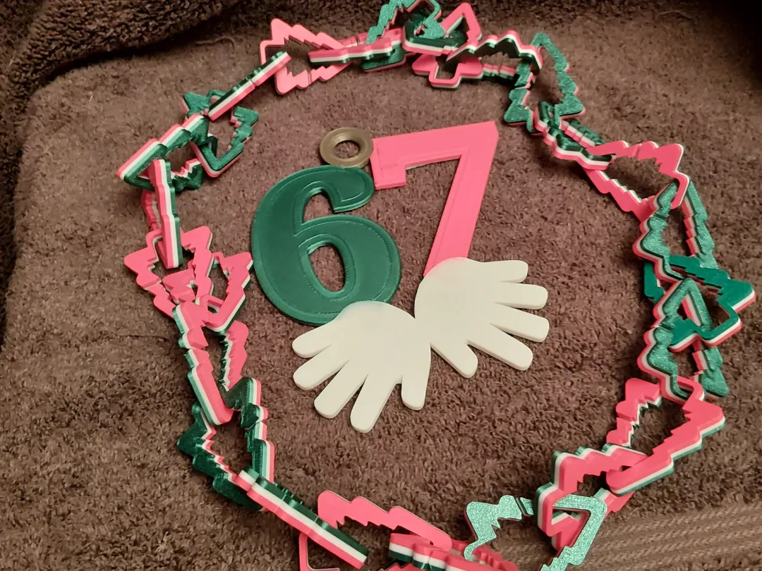 6 7 hype chain logo - Free 3D Print Model - MakerWorld