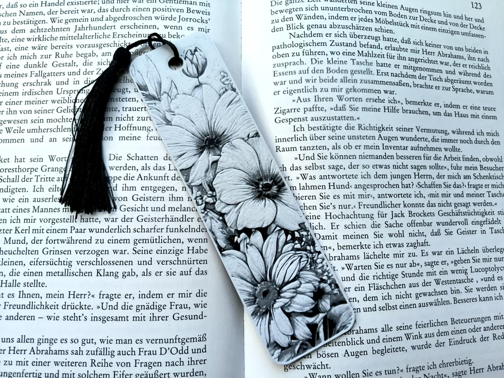Flower Bookmark - 3 color HueForge - Free 3D Print Model - MakerWorld