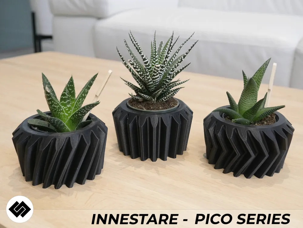 Innestare Series Triple Planter Set by Embrace Making - MakerWorld