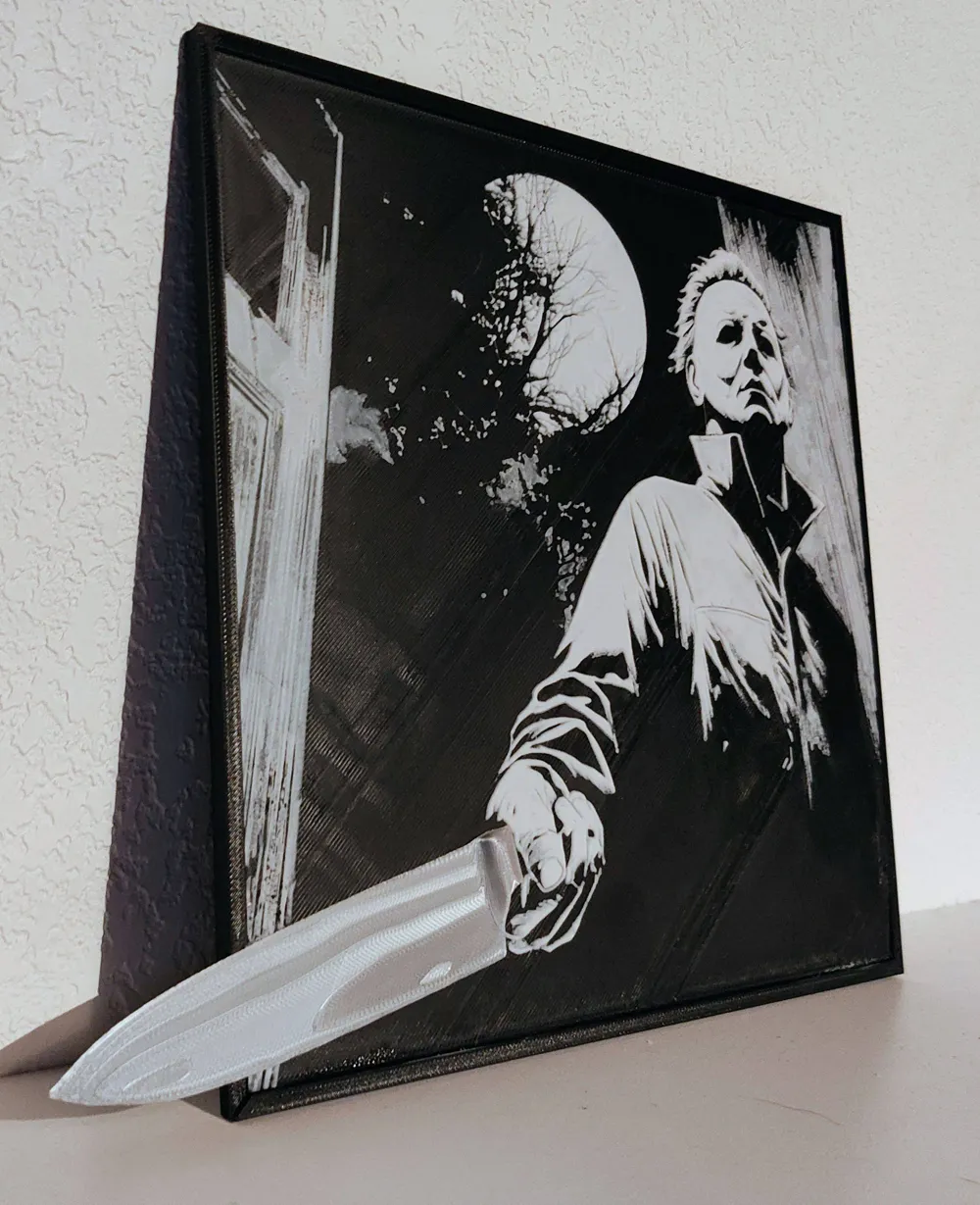 Michael Myers The Night He Came Home 3D PopOut Art by robby MakerWorld ...