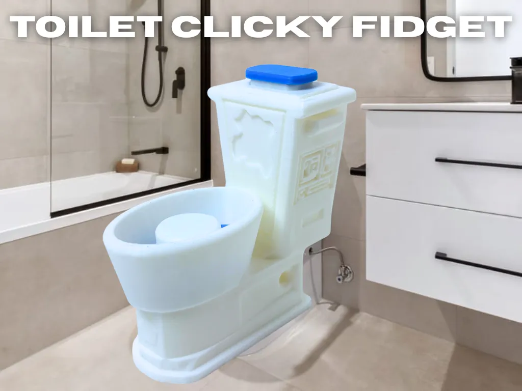 Fidget Toilet - Free 3D Print Model - MakerWorld