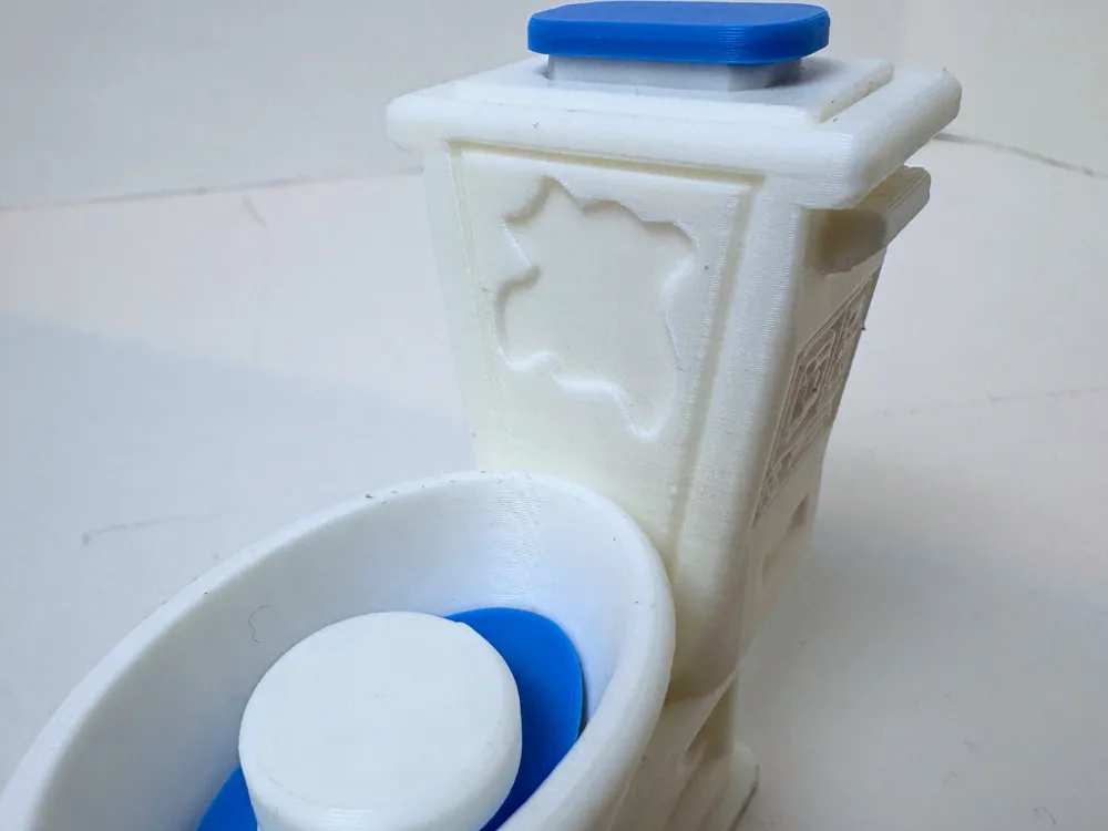 Fidget Toilet - Free 3D Print Model - MakerWorld