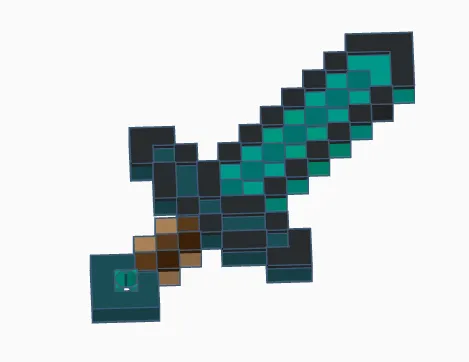 Minecraft Gigantic Sword by Ryan_the_Lion MakerWorld: Download Free 3D ...