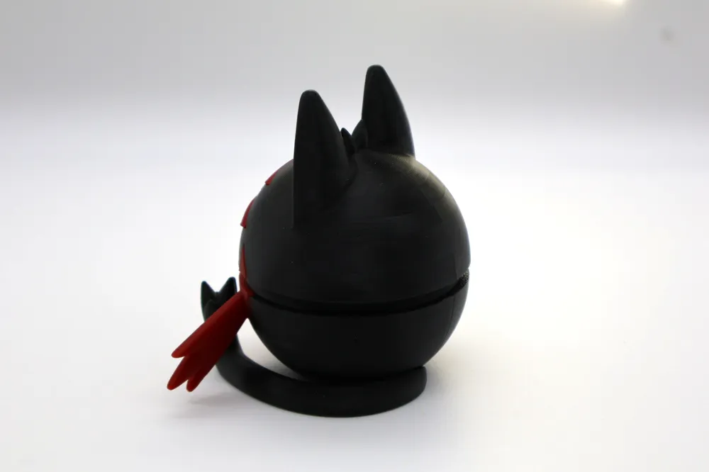 Litten Pokeball - Free 3D Print Model - MakerWorld
