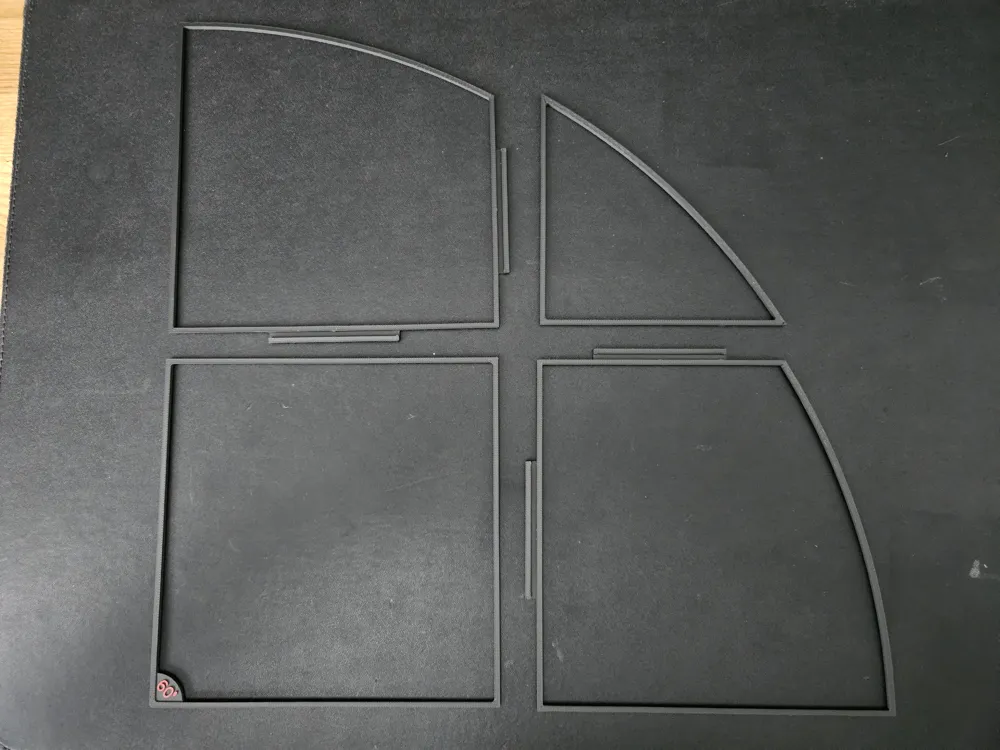 DnD 90° 60ft 30ft & 15ft Cone Spell Templates - Free 3D Print Model ...