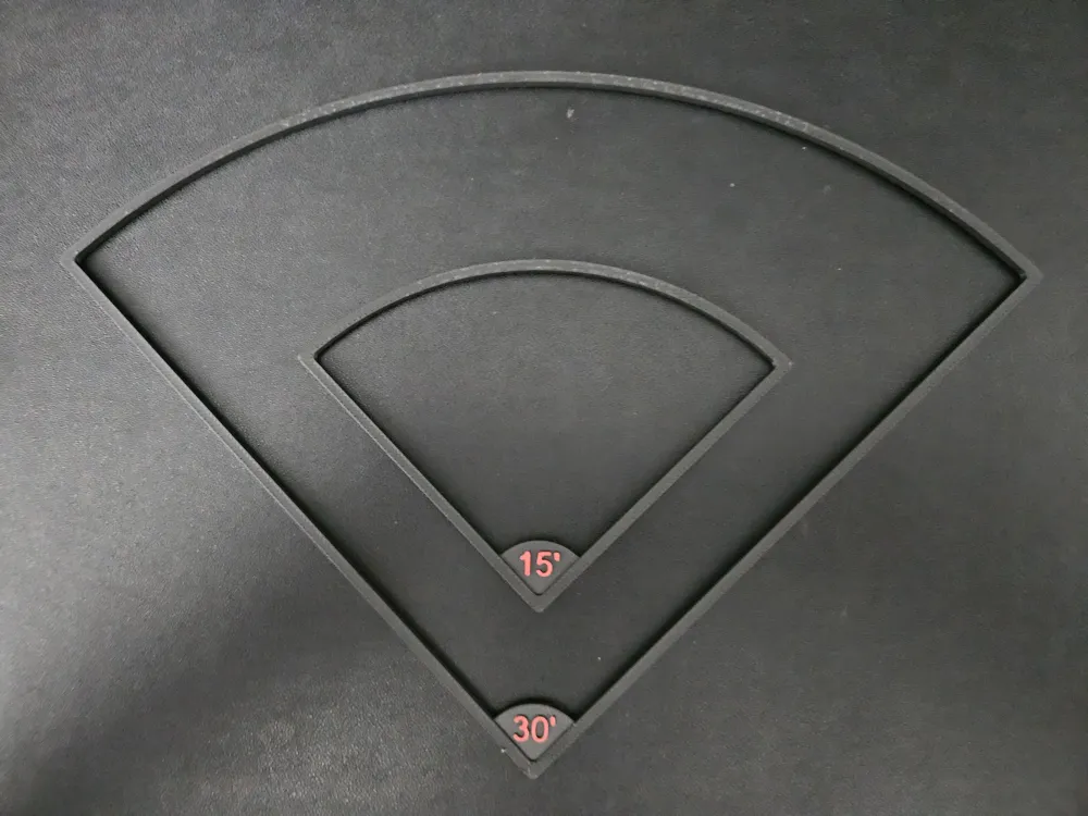 DnD 90° 60ft 30ft & 15ft Cone Spell Templates by MJ925 MakerWorld ...