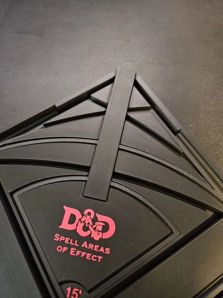 DnD 90° 60ft 30ft & 15ft Cone Spell Templates by MJ925 MakerWorld ...