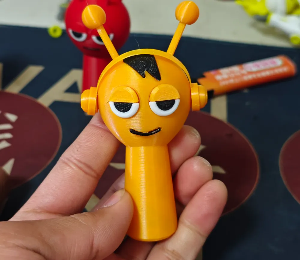 Sprunki Plush Rhythm Box Little Orange Oren by luu0898 MakerWorld ...