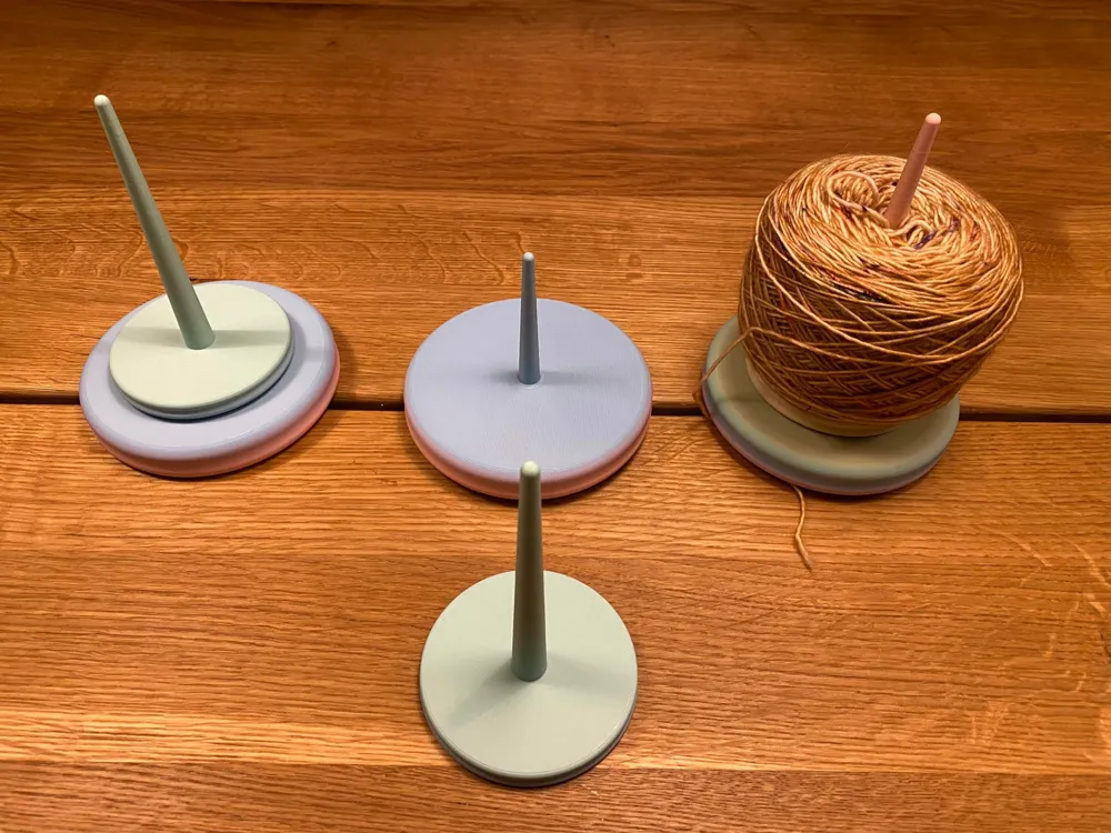 Yarn spinner spool-holder - Single/double bolts by Fittelitdit ...